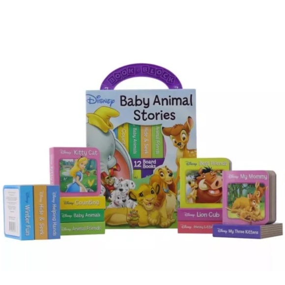 Disney | Toys | Disney Baby Animal Stories My First Library Set | Poshmark